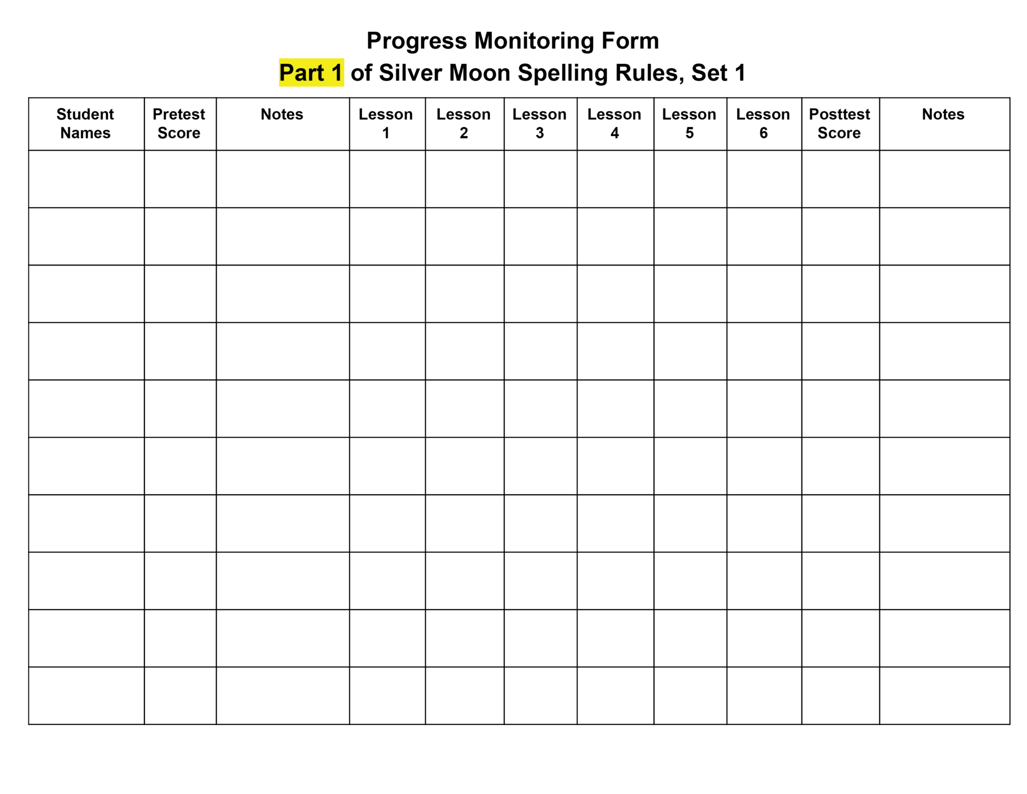 Progress Monitoring Part 1-02 - Silvermoon Teacher