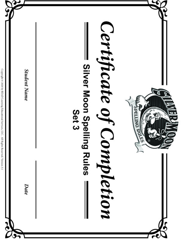 Certificate of Completion - Silvermoon Teacher